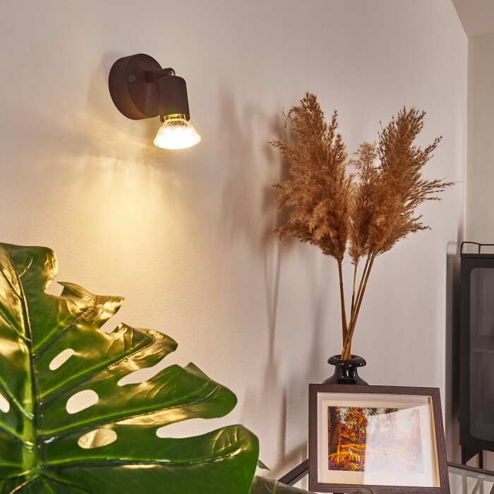 PLANES Wall Light LED rust-coloured H3383681 | illumination.co.uk