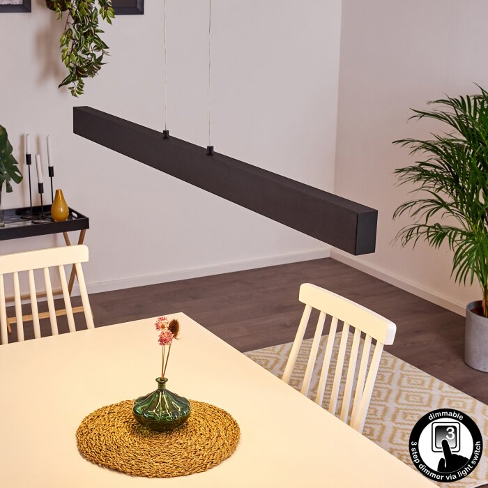 Poroporo Pendant Light LED black H3392669 | illumination.co.uk