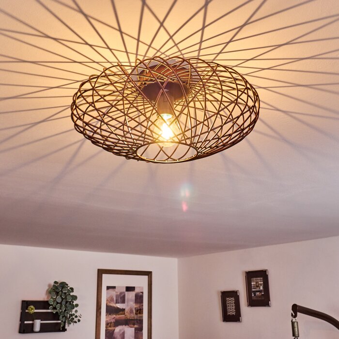 Wemude Ceiling Light black, coppery H3016206 | illumination.co.uk