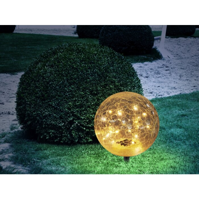 Globo SOLAR globe light LED transparent 33304 | illumination.co.uk