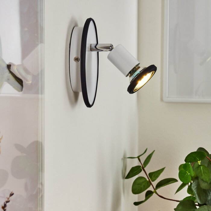 CABRI Wall Light LED black, chrome, white H3561201 | illumination.co.uk
