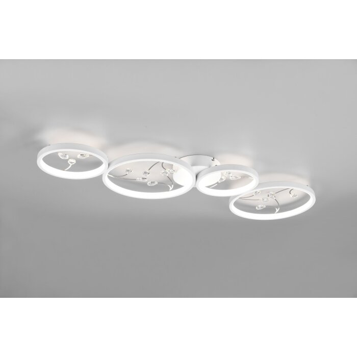 Trio Groovy Ceiling Light LED 642110431 | illumination.co.uk