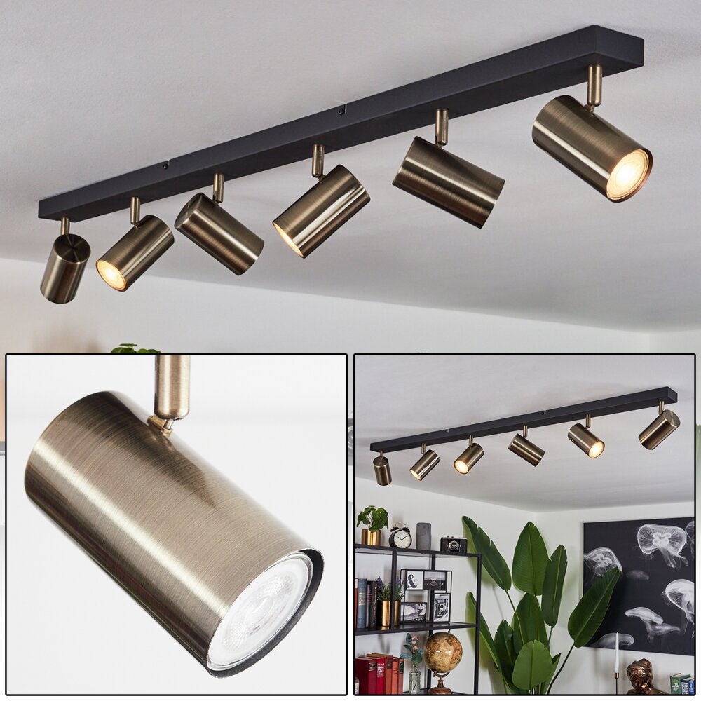 Javel Ceiling Light chrome, black H3621820 | illumination.co.uk