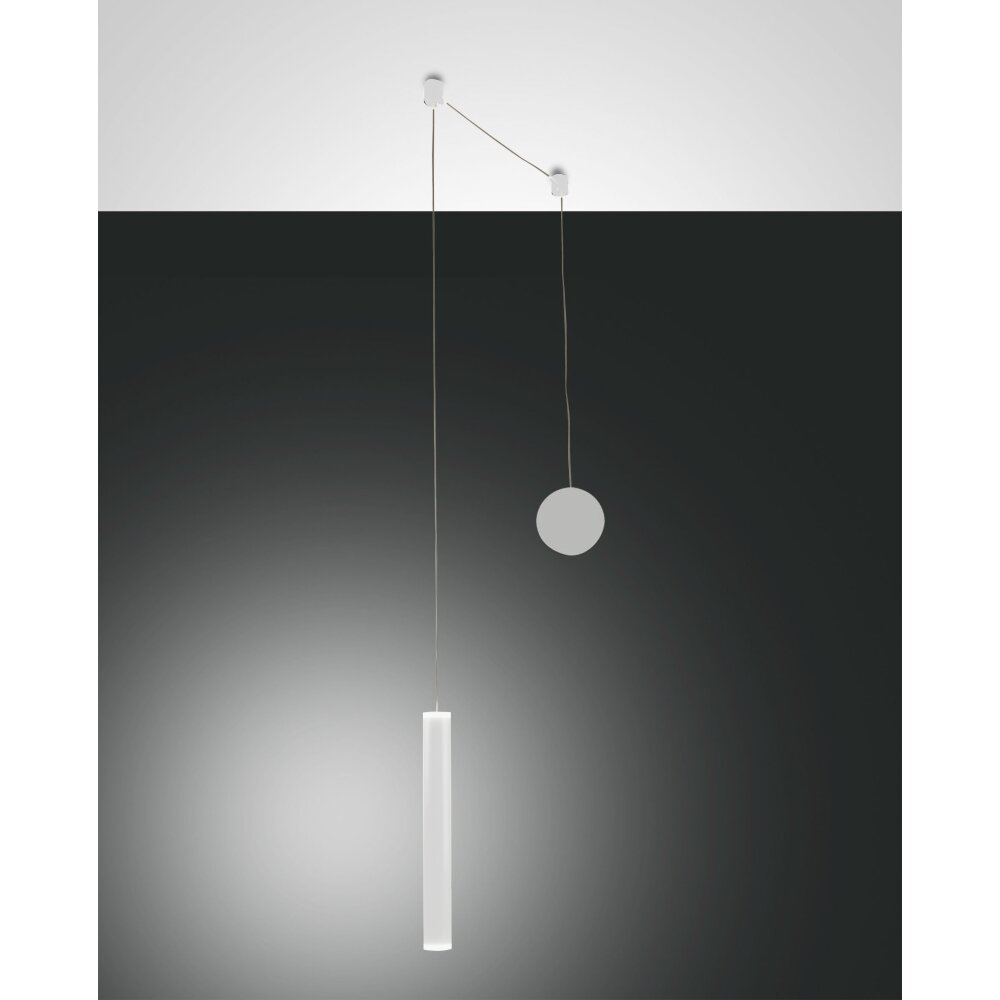 Fabas Luce Prado Pendant Light LED white 3685-41-102 | illumination.co.uk