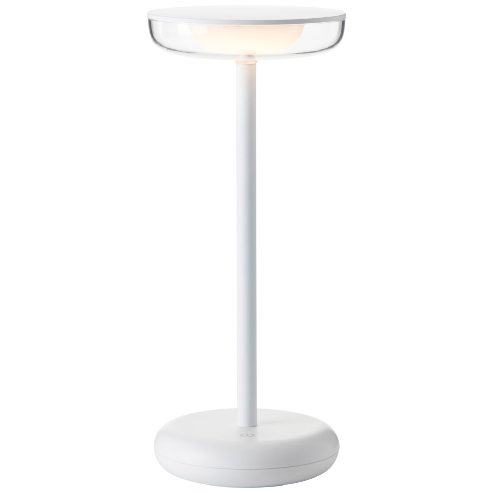 Brilliant Platon Table lamp LED white G99569/05 | illumination.co.uk