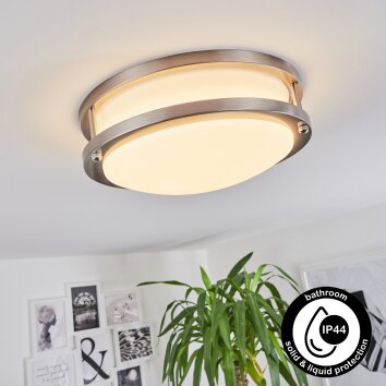 Sora Wood ceiling lamp LED Light wood, white H168449 | illumination.co.uk