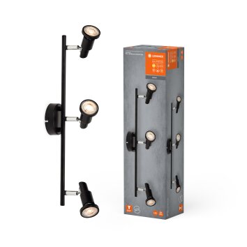Ledvance Lights Spot ceiling light LED black, 4-light sources ...