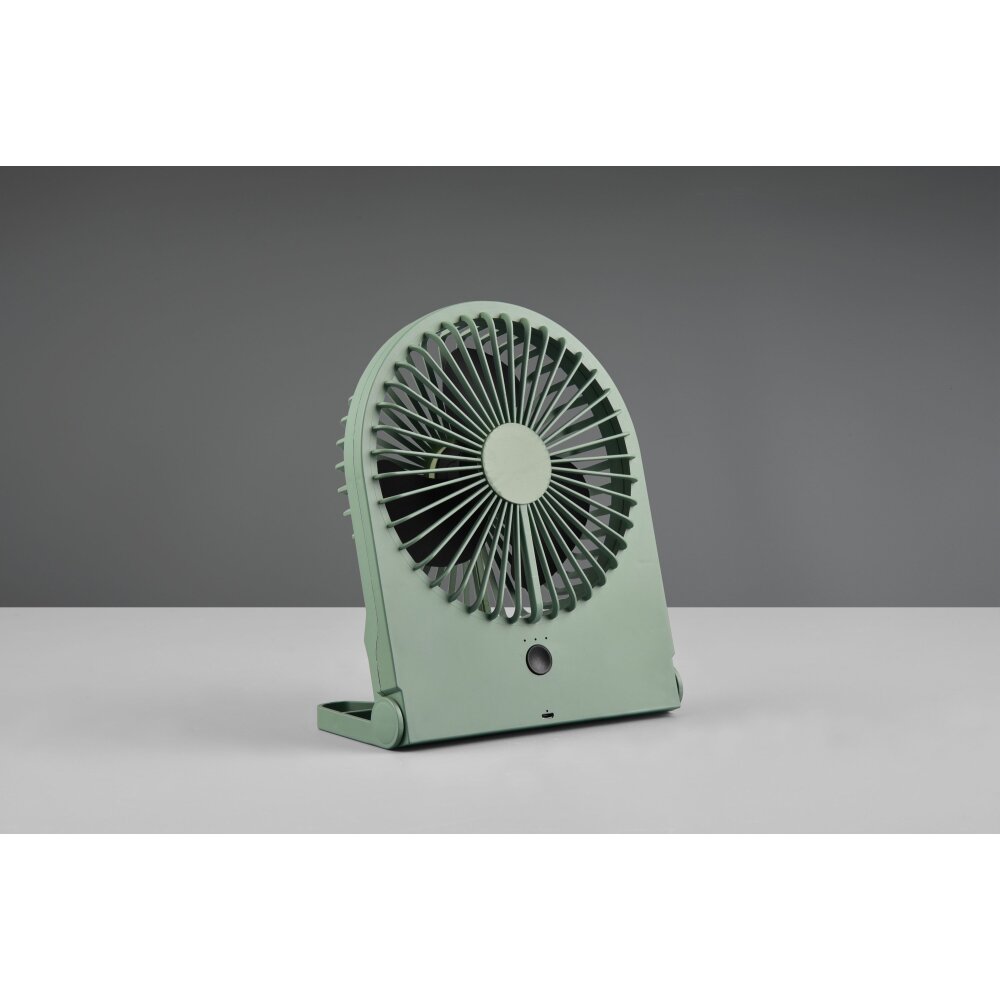 Reality Breezy electric desk fan green R044-49 | illumination.co.uk
