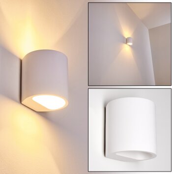 Handan wall light white H329 | illumination.co.uk