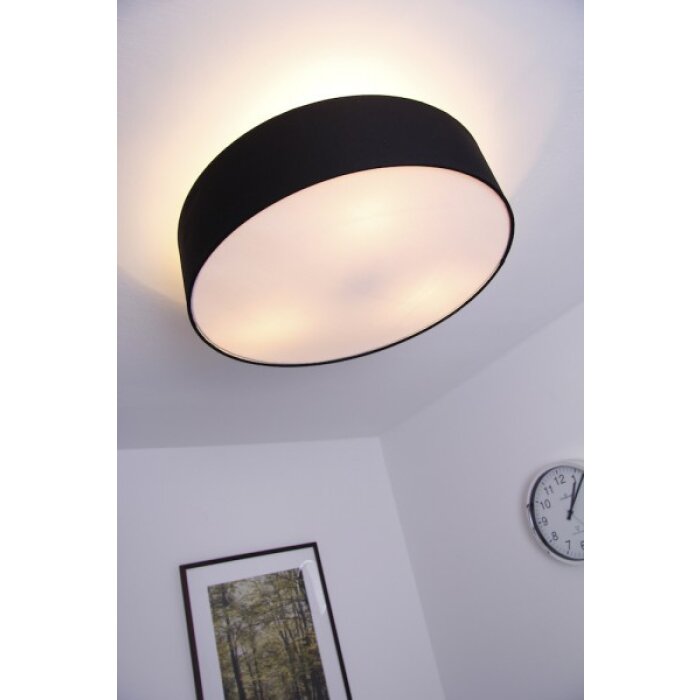 Trio 3033 ceiling light black 603900302-DO1 | illumination.co.uk